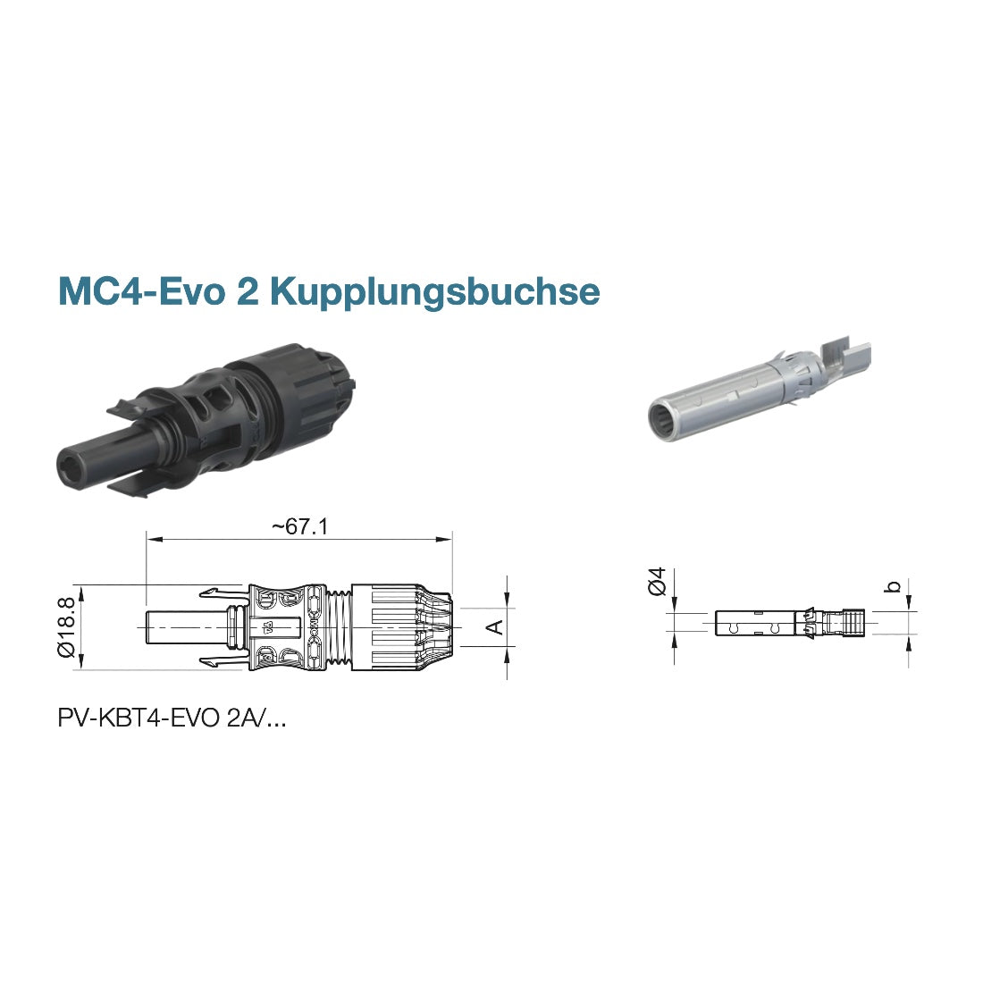 MC4-Stecker für PV-Module und Wechselrichter – Mikrowechselrichter.eu